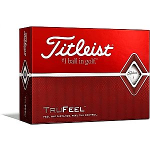 Titleist TruFeel Golf Ball, White, (One Dozen)