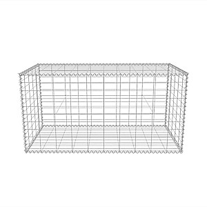 Gabion Basket,Garden Fence Border,Portable Fence,Privacy Fence,Fencing for Yard,Private Fence,Garden Fence for Dogs,for Deck,Patio,Backyard,Outdoor Pool,Porch,Galvanised Steel 39.4"x19.7"x19.7"