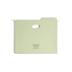 Smead FasTab Hanging Pocket with TUFF Construction and Full-Height Gusset, 5-1/4" Expansion, 1/3-Cut Built-in Tab, Letter Size, Moss, 9 per Box (64224)