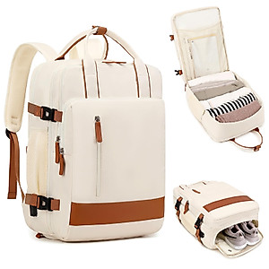 ACESAK Large Travel Backpack for Women Men - 40L Carry On Backpack Airline Approved Personal Item Bag for 15.6 Inch Laptop Backpack, Hiking Waterproof Outdoor Sports Casual Daypack Travel Essentials