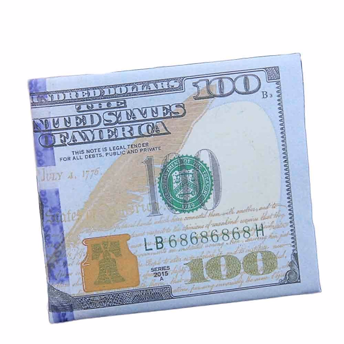 Hemlock Dollar Bill Wallet, PU Leather Wallet Credit Card Photo Wallet Purse Mini Handbag (C)