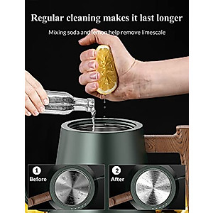 KLEAH Electric Kettle Gooseneck with Temperature Control Stainless Steel Automatic Shut Off Coffee Kettle Hot Water Boiler Pour Over Tea Kettle 1200 Watt Quick Heating Keep Warm, 0.8L for Gift