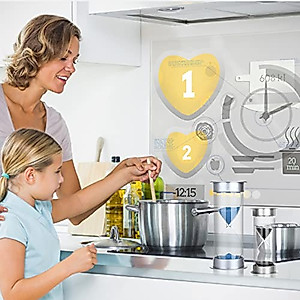 Sand Timer,Hourglass Sand Timer for Kids, 5/10/15/30/45/60 Min Kitchen Visual Timer Classroom Kitchen Restaurant Office Game Timer reloj De Arena(10 Min, Black Sand)