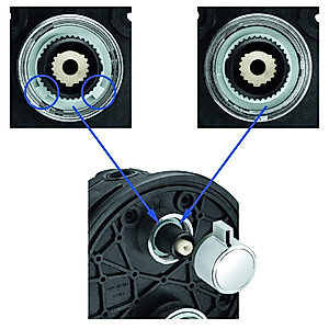 GROHE 14060000 Aquadimmer Stop Ring for Shared Function, Starlight Chrome