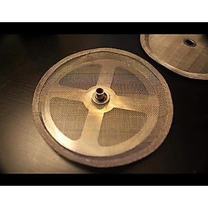 2.6" French Coffee Press Replacement Filter Screen - 4 Pcs Universal 3-Cup (350ml) 304 Stainless Steel Mesh for Bodum French Press Coffee Makers