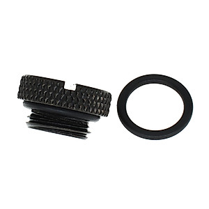 G1/4" Plug Fitting 3 Pcs G1/4" Plug Water Stop Plug Water Lock with O-Ring for PC Water Cooling Systems [FDXGYH, Black]