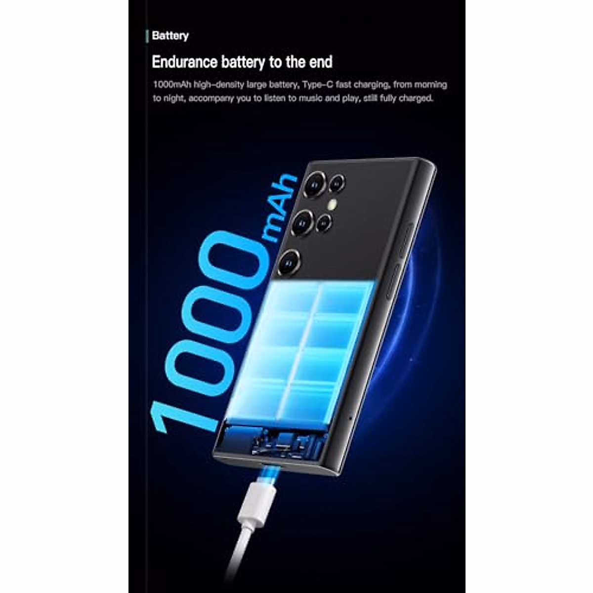 Small Size Cellphone SOYES S23 Pro 3G Mini Smartphone 2GB RAM 16GB ROM Android 8.1 Touch Screen Creative Gift for Kid 3.0Inch Small Mobile Phone (Green)