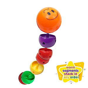 Skoolzy Peg Board Toddler Stacking Toys - Wiggly Fidget Toys