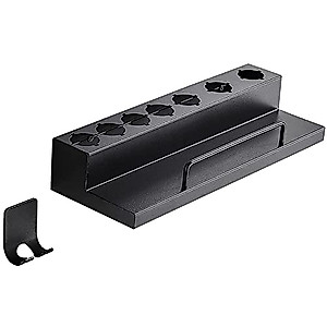 UASIO Storage Holder for Dyson Airwrap Curling Iron Accessories 8-Head Shaper Support Wall Mounted Rack Bracket Stand with Adhesive for Home Bathroom