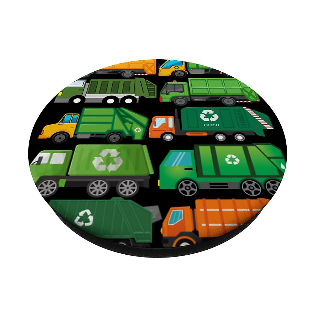 Garbage Truck Recycling Day Trash Waste Separation Birthday PopSockets Adhesive PopGrip