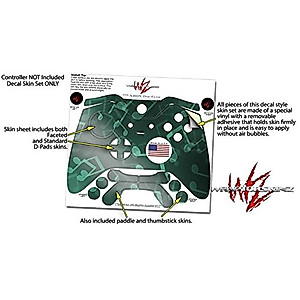 Bokeh Music Seafoam Green - WraptorSkinz Decal Style Vinyl Skin Wrap compatible with XBOX One ELITE Wireless Controller (CONTROLLER NOT INCLUDED)