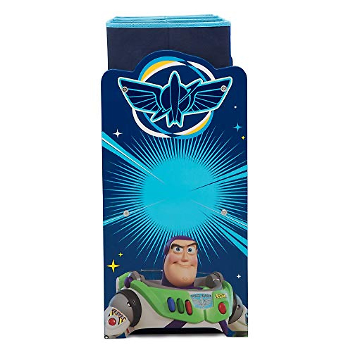 Delta Children Chair Desk with Storage Bin + Design and Store 6 Bin Toy Storage Organizer, Disney/Pixar Toy Story (Bundle)