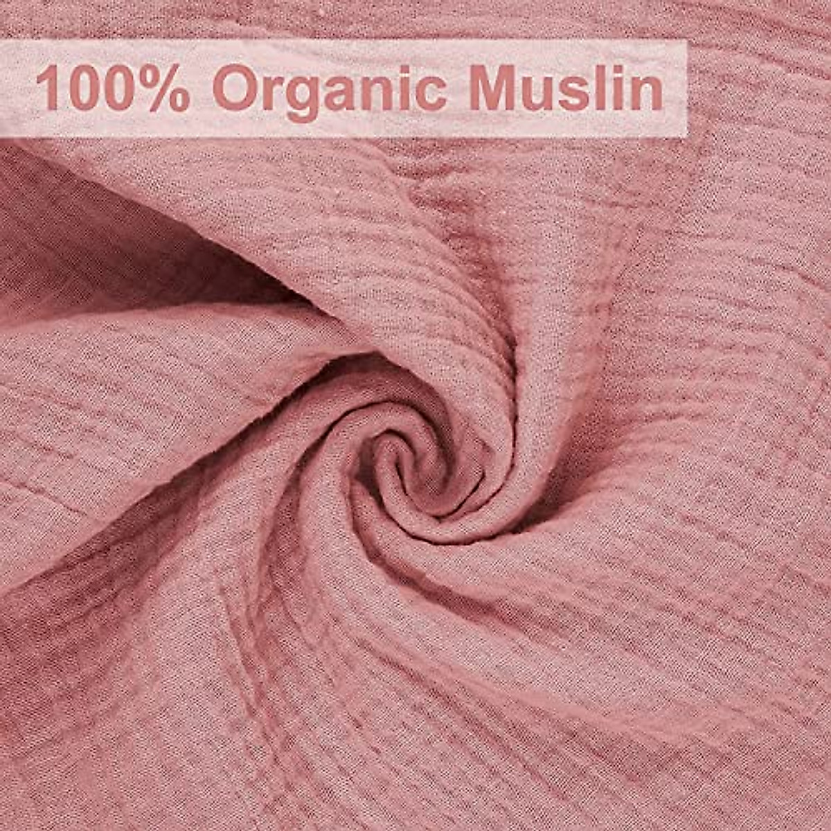 VOMARHUG Muslin Baby Bibs for Girls,100% Cotton Muslin Drool Bandana Bibs,Soft Absorbent Bibs for Teething and Drooling,Adjustable Snap,8 Pack,Solid Color