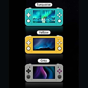 RG505 Handheld Game Console with Android 12, 5.94-inch OLED Touch Screen, Unisoc Tiger T618, Built-in 128G TF Card Have 3170+ Games (RG505 Gray)