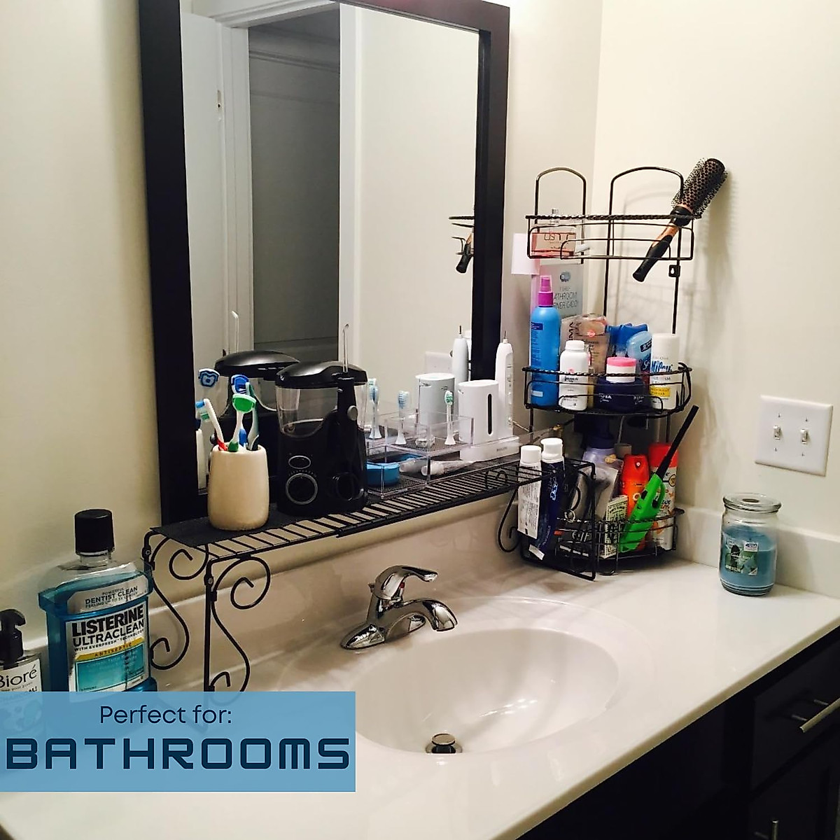 WalterDrake Expandable Over the Sink Shelf