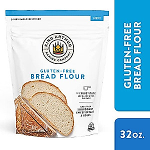 King Arthur Bread Flour, Gluten Free, 1:1 Flour Replacement great for yeasted recipes, 2lbs