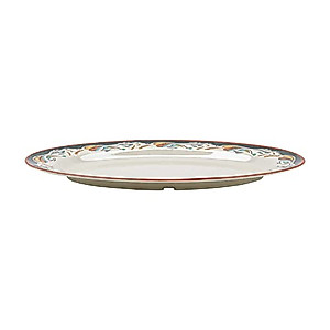 G.E.T. OP-621-BF Melamine Oval Serving Platter, 21" x 15", Bella Fresco