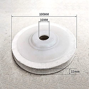 2023 New Wool Polishing Wheel Disc - Wool Felt Polishing Wheel Disc Kit for 4" Angle Grinder 100 Angle Grinder, Durable Felt Polishing Pads for Metal, Marble Stone, Furniture Car Wax (6)