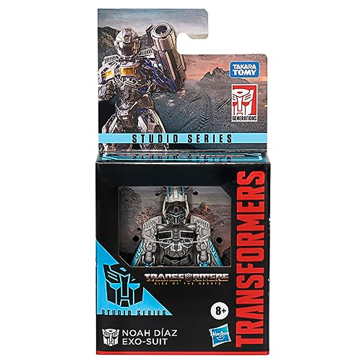 Transformers Toys Studio Series Rise of The Beasts Core Noah Díaz Exo-Suit Toy, 3.5-inch, Action Figures for Boys and Girls Ages 8 and Up