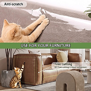 Clear Contact Paper Roll Self-Adhesive Wall Protector 15.7in X 9.84ft - Used as a Transfer Paper for Vinyl, Book Cover, Whiteboard, Shelf Drawer Liner, Wallpaper, Cat Dog Scratch Protector Shackcom