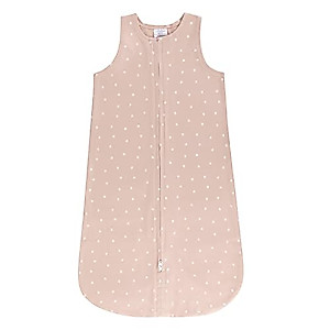 Ely's & Co 100% Cotton Wearable Blanket Baby Sleep Bag 2 Pack (0-3 Months, Blush)