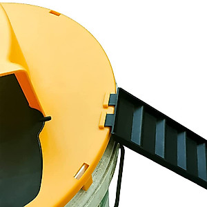 HUAPUDA 2 Packs New Bucket Lid Mouse Trap Rat Trap Bucket Lid Mouse Rat Trap Rat Trap, Reusable Mouse Control Traps Auto Reset Balance Mousetrap Catcher Indoor Outdoor