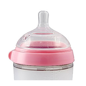 Comotomo Natural Feel 8oz. Bottle, 4 Pack - Pink