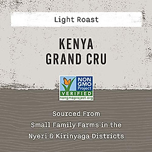 Allegro Coffee Kenya Grand Cru Whole Bean Coffee, 12 oz