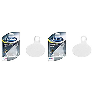 Dr. Scholl's Metatarsal Pads to Distribute Pressure with Every Step, 1 Count (Pack of 1)