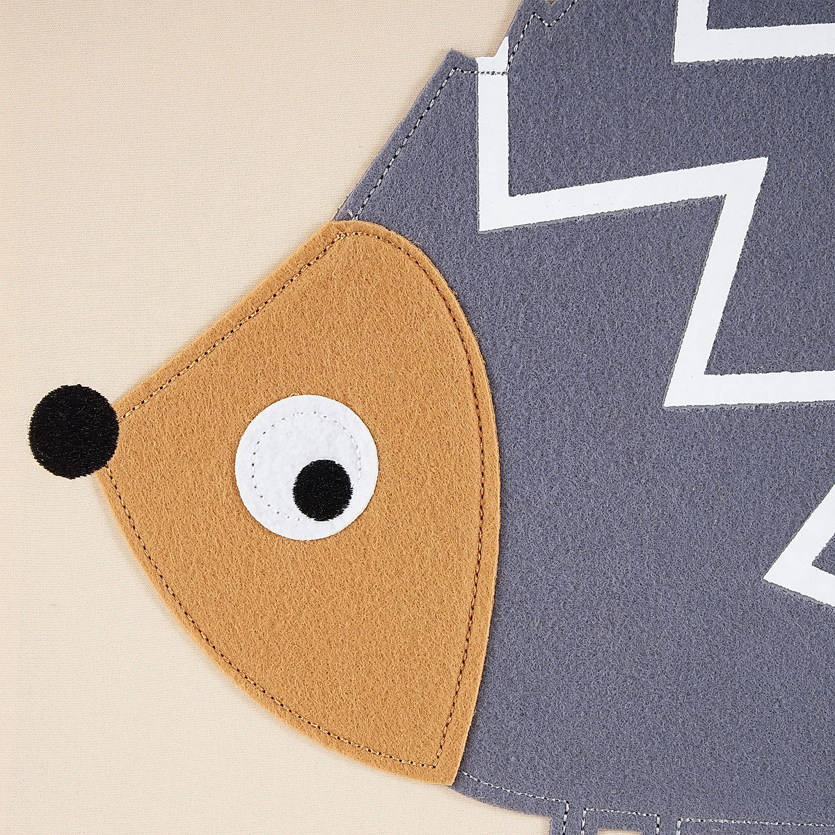 3 Sprouts Large 13 Inch Square Children's Foldable Fabric Storage Cube Organizer Box Soft Toy Bins, Pet Hedgehog and Friendly Owl (2 Pack)