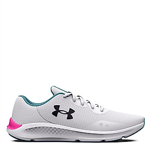 Under Armour Women's Charged Pursuit 2 Tech, (102) White/White/Black, 8.5, US
