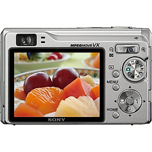 Sony Cybershot DSCW80 7.2MP Digital Camera with 3x Optical Zoom and Super Steady Shot (Silver) (OLD MODEL)