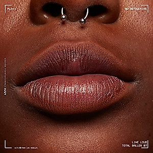 NYX PROFESSIONAL MAKEUP Line Loud Lip Liner, Longwear and Pigmented Lip Pencil with Jojoba Oil & Vitamin E - Total Baller (Rich Warm Brown)