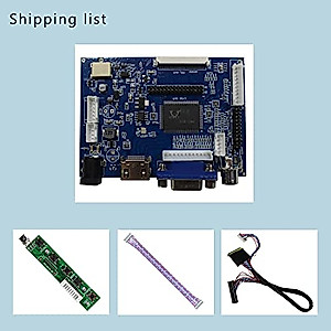 VSDISPLAY HDMI VGA 2AV LVDs Controller Board for B140XW01 N140BGE-L31 HT140WXB B156XTN02 N156BGE-L21 NT156WHM-N50 14" 15.6'' 1366x768 40Pin LED LCD Panel