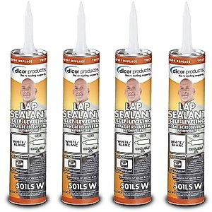 Dicor 501LSW-1 Self-Leveling Lap Sealant, 4 Pack
