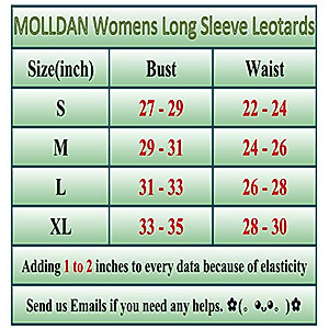 MOLLDAN Women Basic Dance Leotard Long Sleeve Adult Team Short Sleeve Ballet Leotard Tank Top Sleeveless Dancewear(4028-S-06)