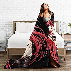 Grtswp High School DxD Throw Blanket Rias Gremory Blanket Bedroom air Conditioning Blanket 60x50, Black