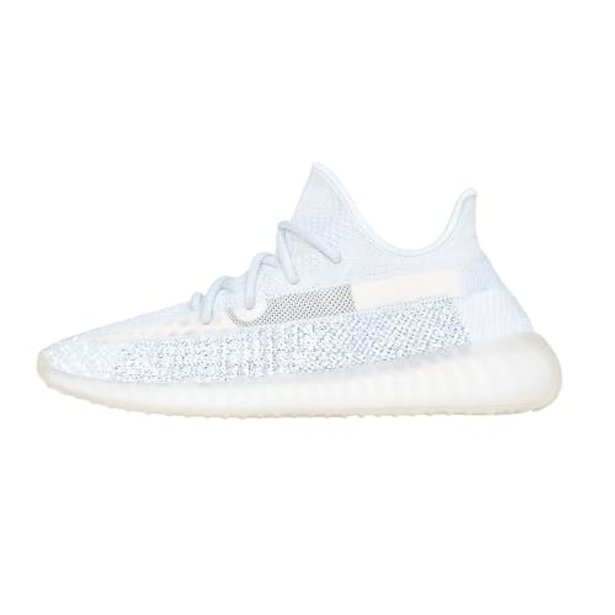 adidas Mens Yeezy Boost 350 V2 Reflective FW5317 Cloud White - Size 9