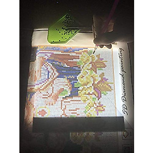 Small A5 Ultra-Thin Portable LED Light Box Tracer w/USB Cable Dimmable Brightness LED Artcraft Tracing Light Box Light Pad for Artists Drawing Sketching Animation Stencilling X-ray Viewing