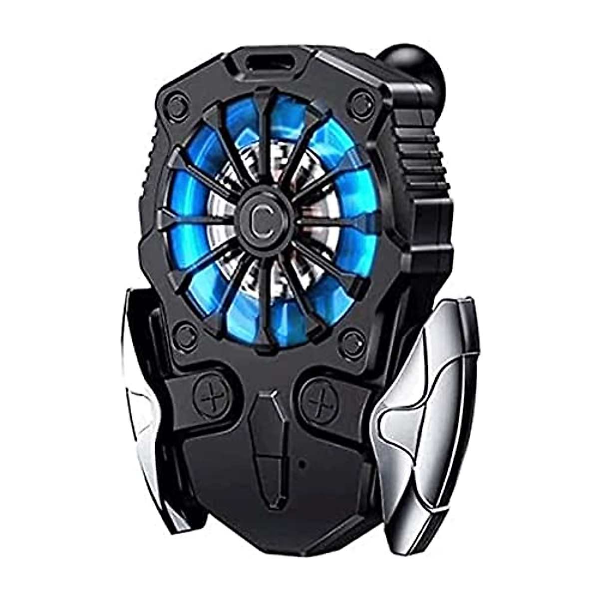 MZLXDEDIAN Mobile Phone Cooler, Cellphone Fan for Mobile Gaming Phone, Game Handle Radiator Mobile Phone Cooler Mini Cooling Fans, Works with iOS& Android