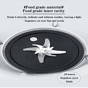 ZIJINGM Mini Soy Milk Maker Machine, 8 in 1 Automatic Nut Milk Maker, Electric Juice Blender Free Filtering, Self-Cleaning Personal Soybean Milk Machine Household with 12H Preset for Kitchen