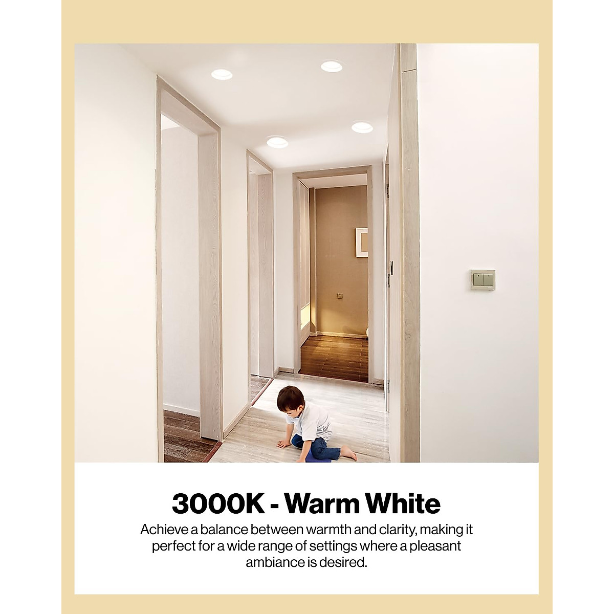 Sunco 6 Pack BR30 LED Bulbs, Indoor Flood Lights CRI93 11W Equivalent 65W 3000K Warm White 850 Lumens, E26 Base, 25000 Lifetime Hours Interior Home Dimmable Recessed Can Light Bulbs - UL