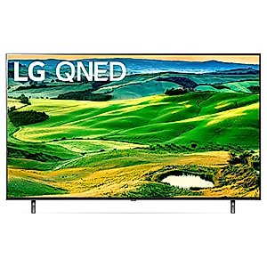 LG QNED80 Series 50-Inch Class QNED Mini-LED Smart TV 50QNED80UQA, 2022 - AI-Powered 4K TV, Alexa Built-In