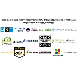 Travel Happy New Item 6 INCH (48x75) Graphite Gel Memory Foam Mattress for Medium Firm Comfort with A Premium 8-Way Stretch Cover for More Luxurious Comfort (Short Full)