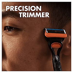 Gillette Fusion5 Razor Blades for Men with Precision Trimmer, Pack of 16 Refill Blades (Suitable for Mailbox)