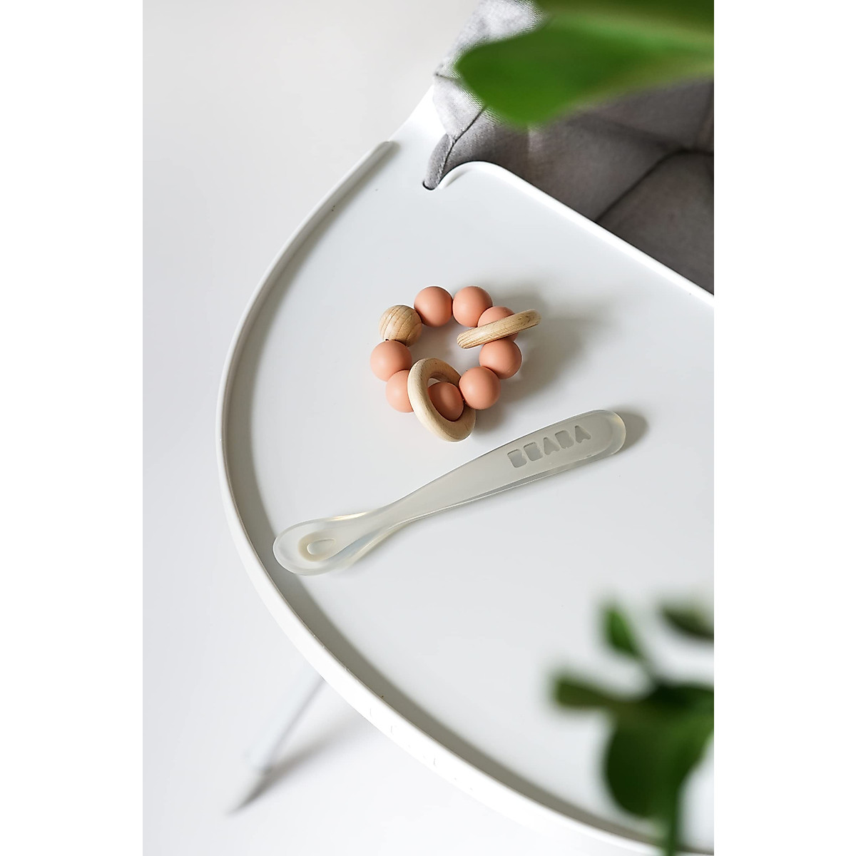 BEABA Baby's First Foods Spoon Set with Travel Case, Original Silicone Baby Spoons, Baby Essentials, Baby Spoons, Travel Set, Baby Gifts, Sage + Cloud