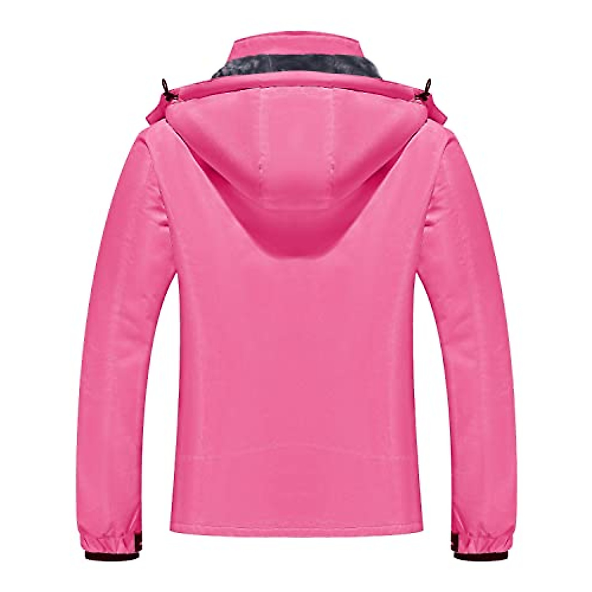 WULFUL Women’s Waterproof Snow Ski Jacket Mountain Windproof Winter Coat with Detachable Hood
