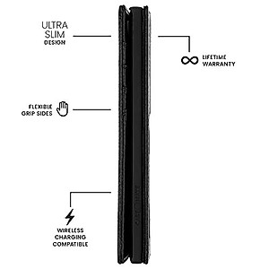 Case-Mate - Samsung Galaxy Note 10+ Case - Wallet Folio - 6.8" - Black Leather