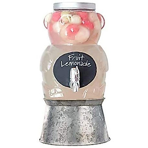 Cornucopia Push Style Spigots for Beverage Dispenser Carafes (2-Pack), Replacement Lever Pour Spouts, Chrome Design Lock Open Style