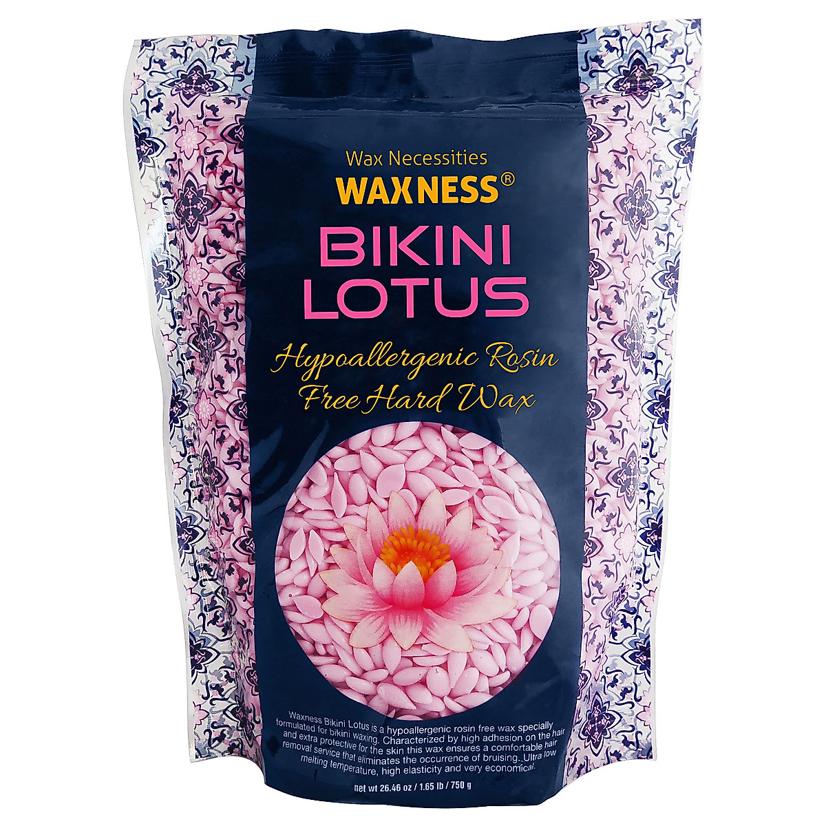 Waxness Premium Rosin Free Bikini Lotus Hard Wax Beads 1.65 lb / 750g